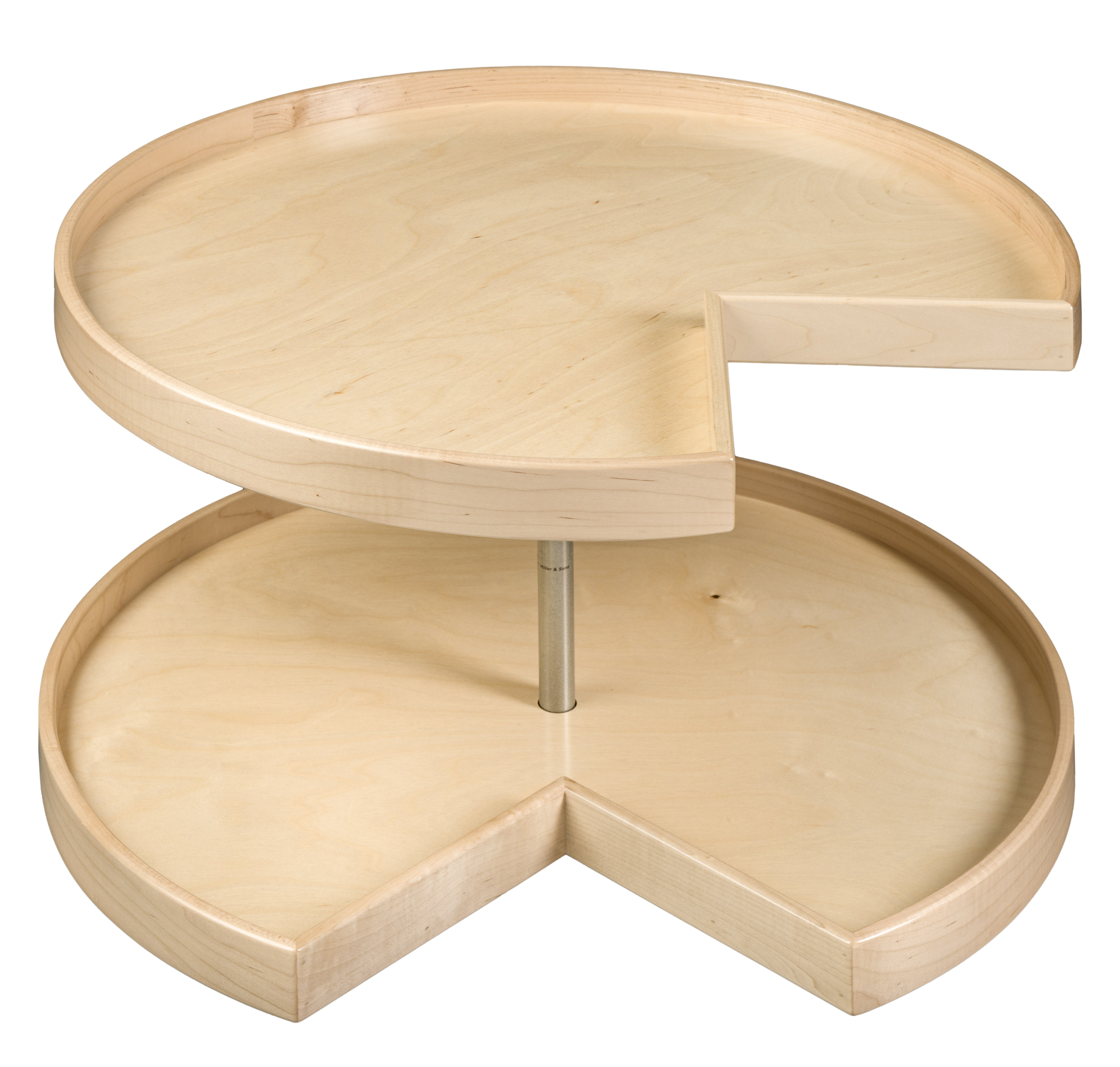 Century Components Signature Pro Series Lazy Susan - Two 28" Pie Cut S ...