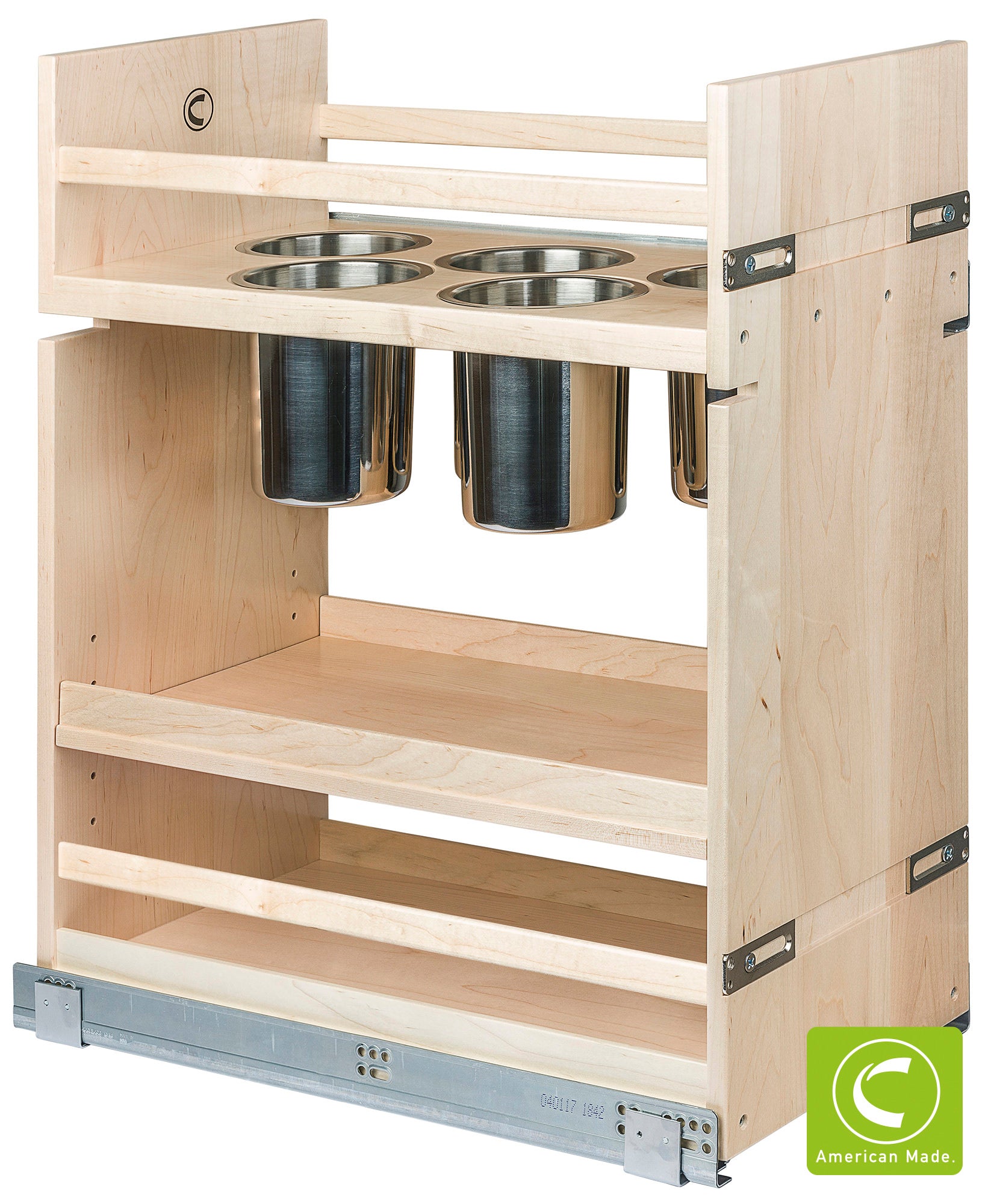 Century Components 12" Cascade Series Pull-Out Canister Organizer (CAS ...